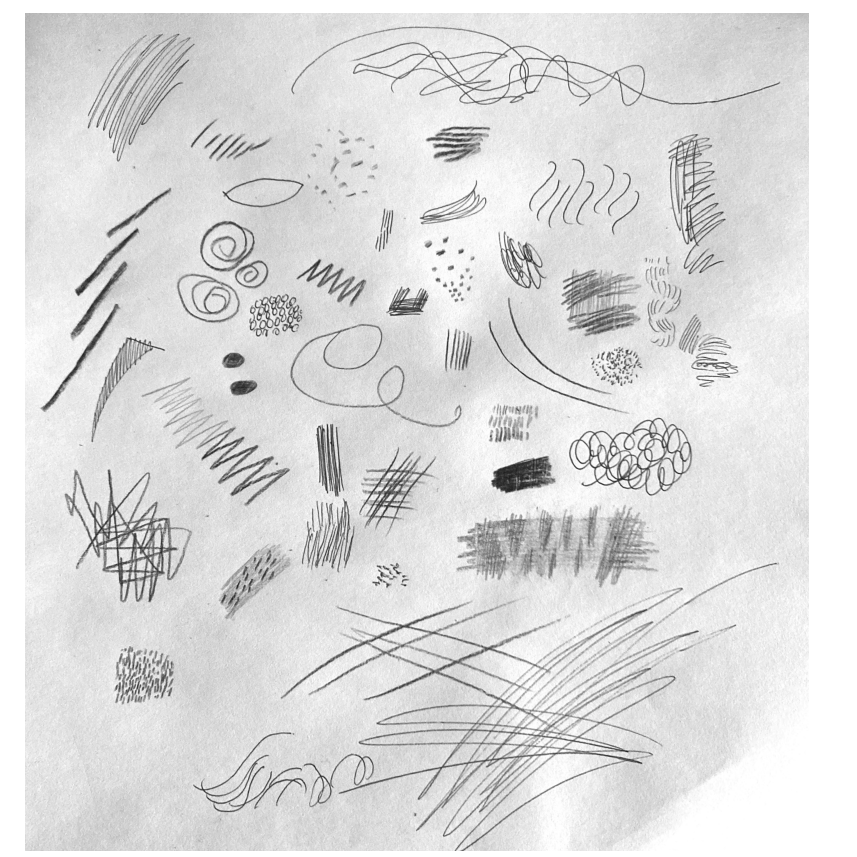 Teaching resource: Mark-making and self portraits